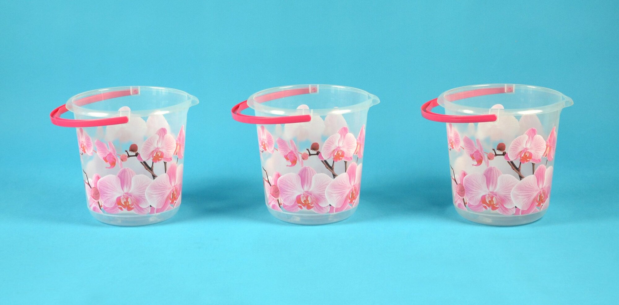 Ведро Деко 5л Орхидеи / 3шт