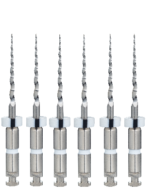 Ultratapers Engine D1, 16мм, машинные файлы для перелечивания, никель-титан, 6шт.