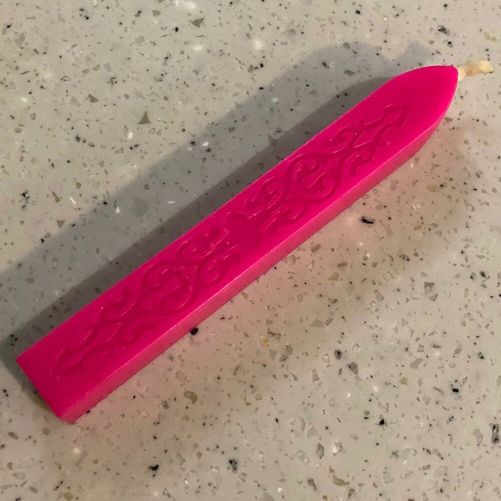 Сургуч с фитилём малиновый