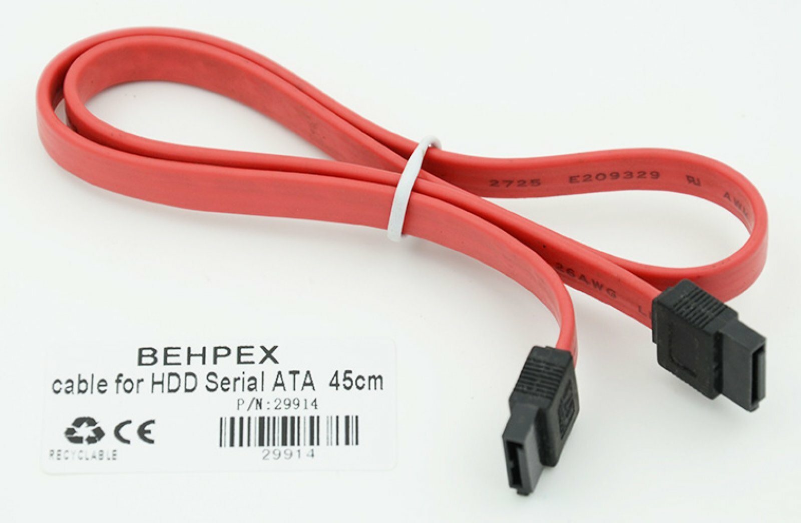 Кабель SATA Zmi SATA 0.45м