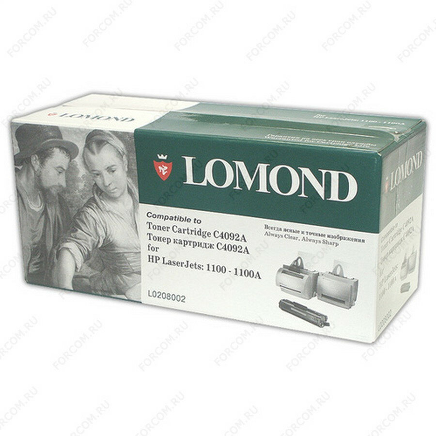 Lomond L0208002 C4092A Совместимый Картридж чёрный НР 92A LaserJet 1100 / 1100A / 3200 (2,5K)**
