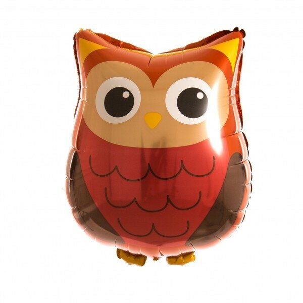 Шар фольгированный ненадутый Б фигура Сова