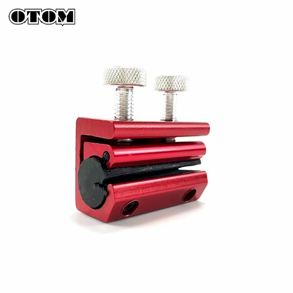 Инструмент для смазки троса мотоцикла, красный.