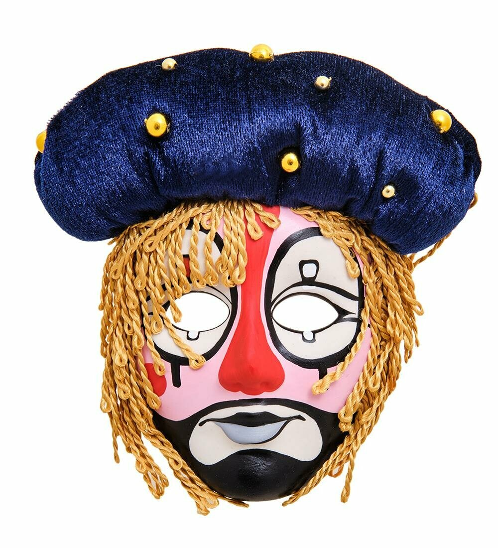 Маска Скапино бол. A2179215 РусКукла, Фарфор, текстиль