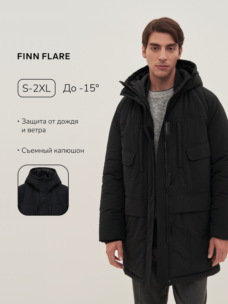 Пальто полупальто с капюшоном