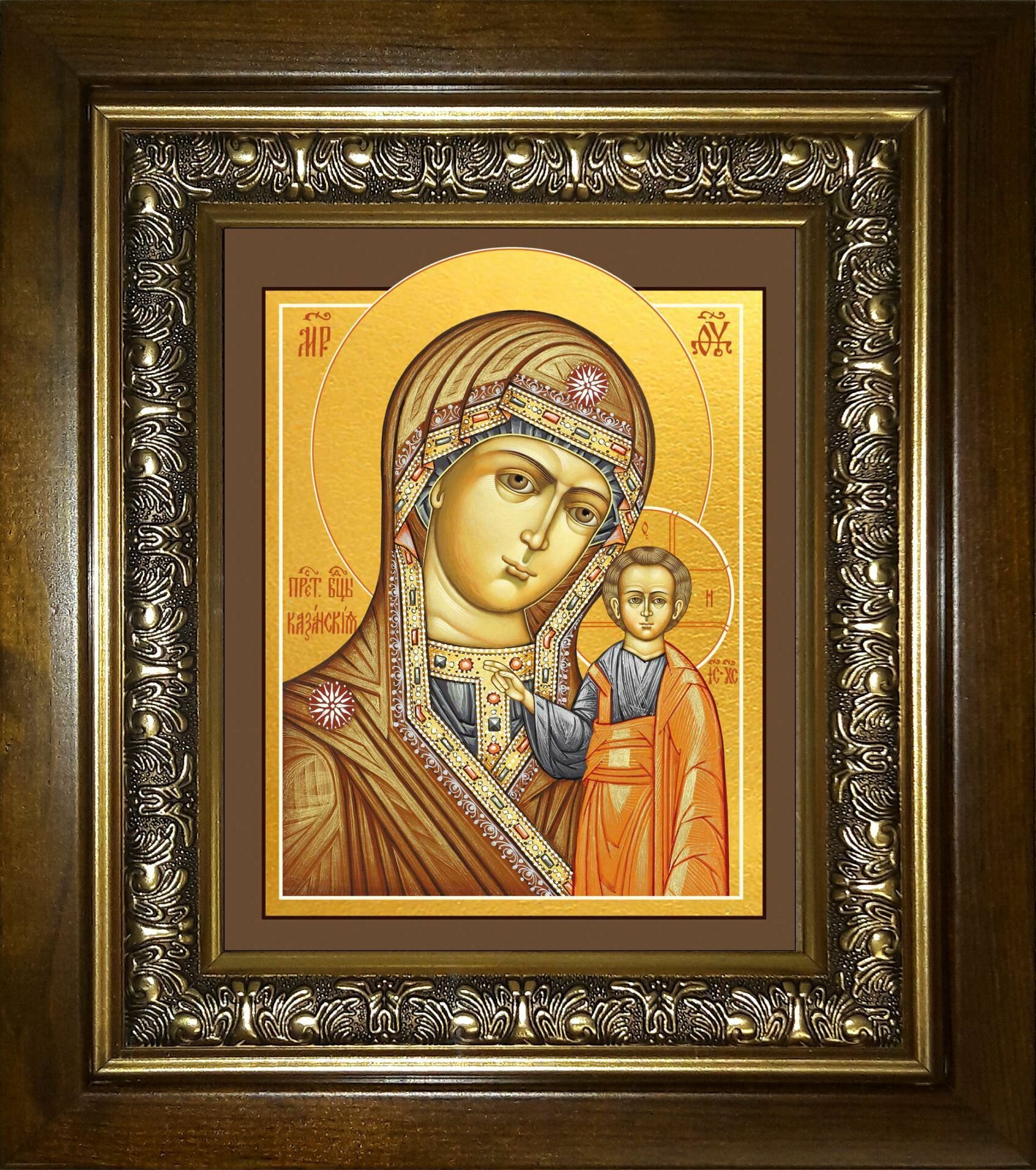 Икона Казанская икона Божией Матери