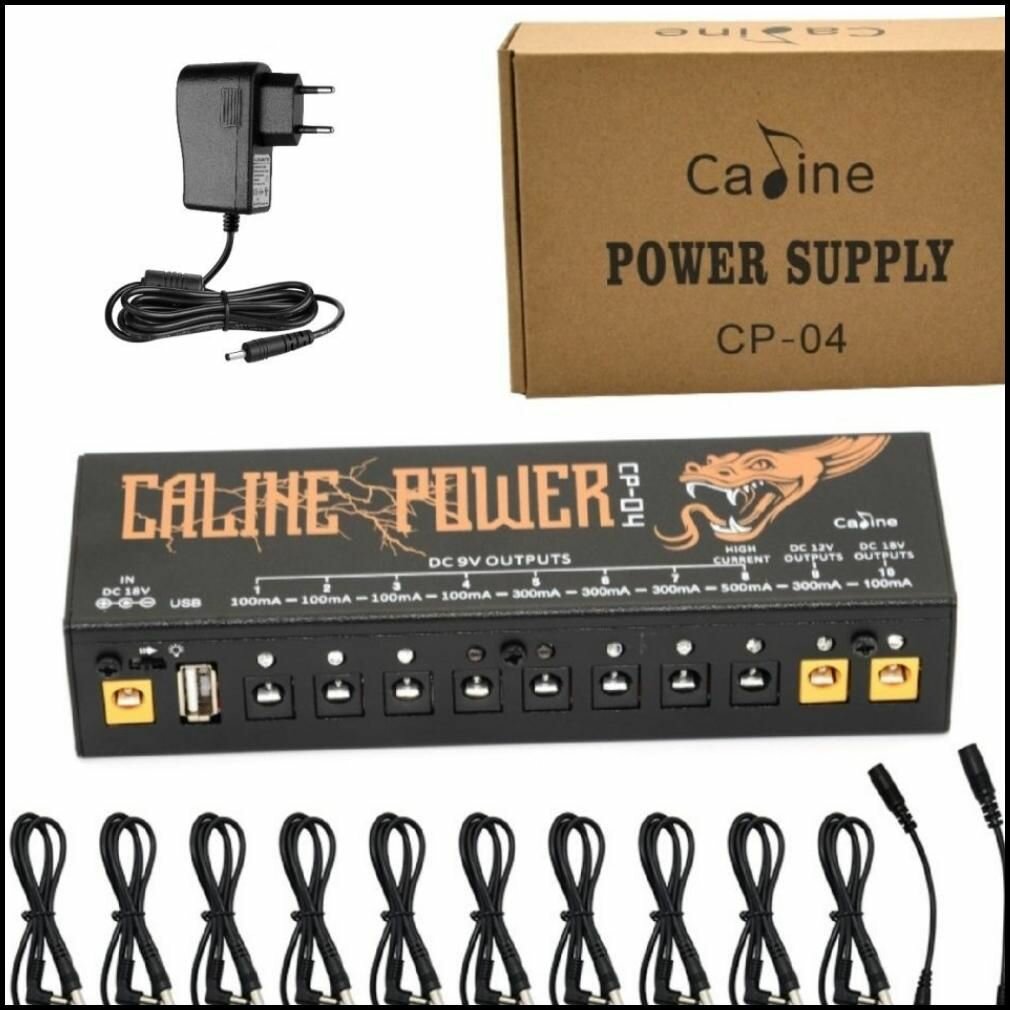 Блок питания для педалей гитарных эффектов Caline CP-04 Multi-Output Power Supply