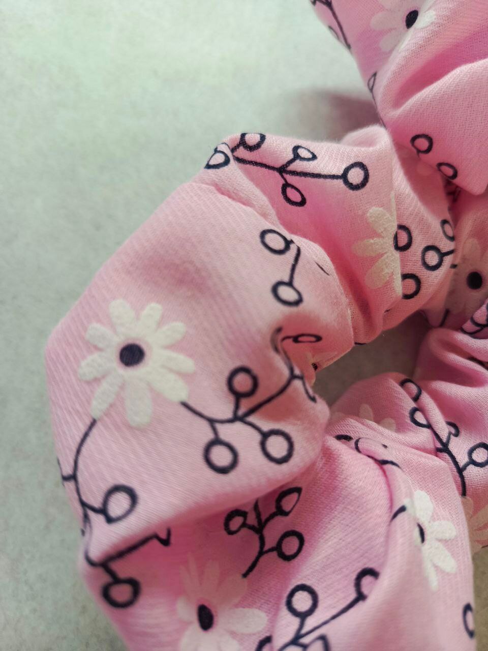 Резинка для волос "Стильно и комфортно", розовая, текстиль, 2 шт