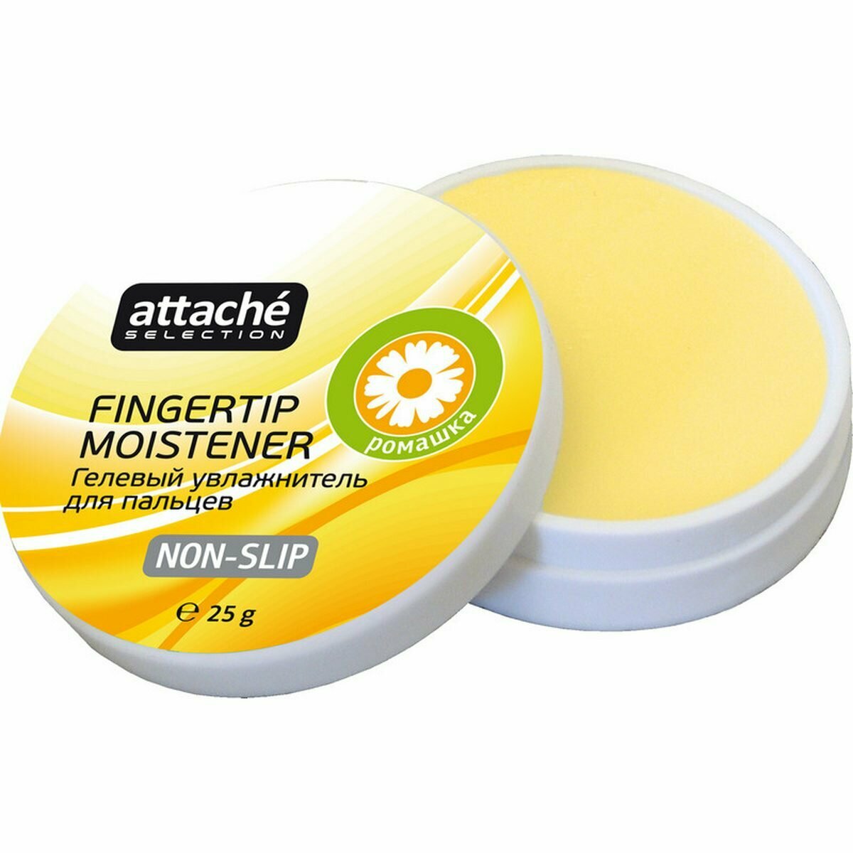 Подушка увлажняющая гелевая Attache Selection, ромашка, 25г, 10шт.