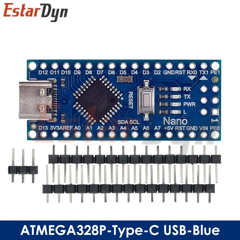 Estardyn ATMEGA328P-Type-C USB-Blue