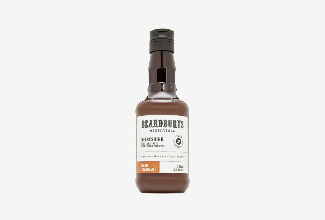 Освежающий шампунь для волос BEARDBURYS Refreshing 250 мл