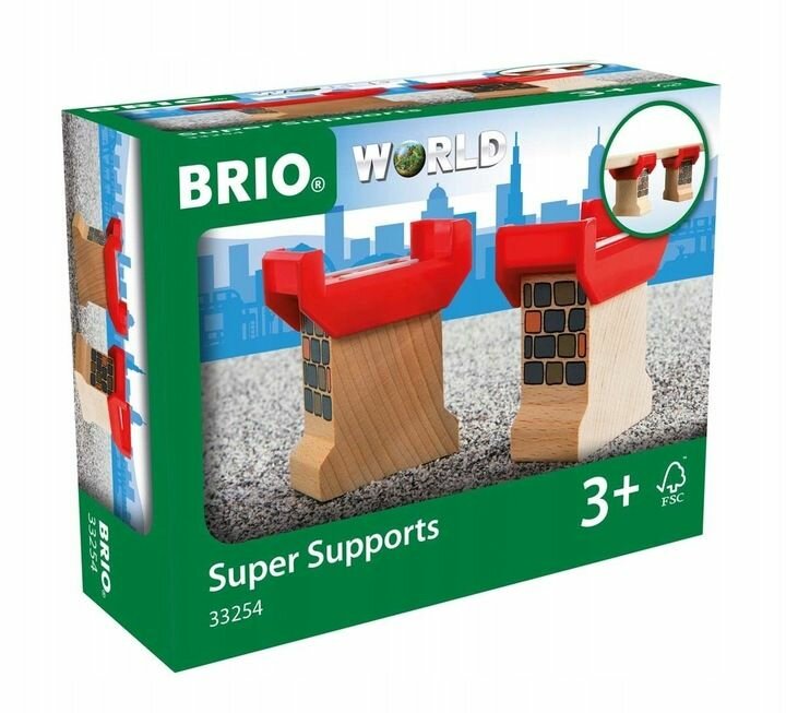 Деревянная железная дорога Brio World - Опоры для мостов железной дороги - Брио 33254