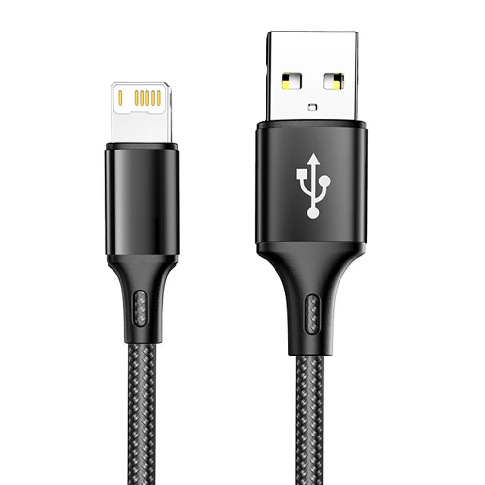 USB-кабель для iPhone 5 6 7 8 Plus X XS XR 11 12 13 14 Pro Max SE 1 м 2 м 3 м длина 25 см 50 см короткий шнур для зарядки данных iOS быстрая зарядка 1 м, черный