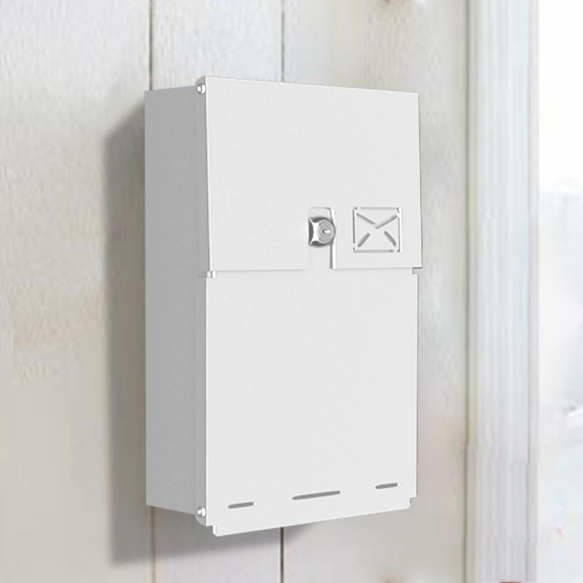Почтовый ящик уличный белый