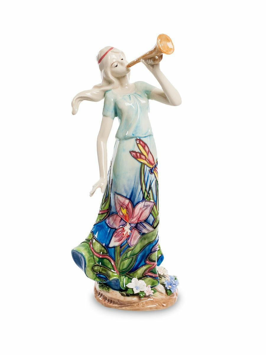 Статуэтка девушка "Волшебная труба", Pavone