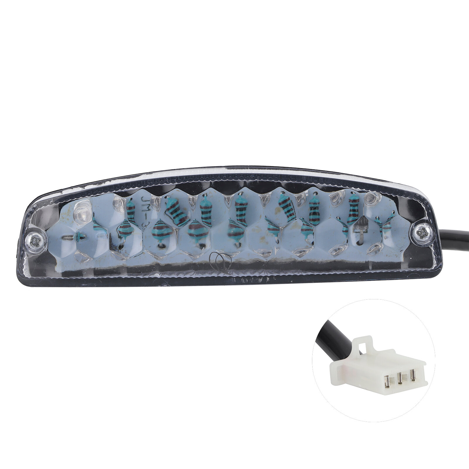 Задний стоп-сигнал для мотоцикла, 12 В, 18 светодиодов, подходит для китайских квадроциклов ATV 50/70/90/110/125/150 куб. см.