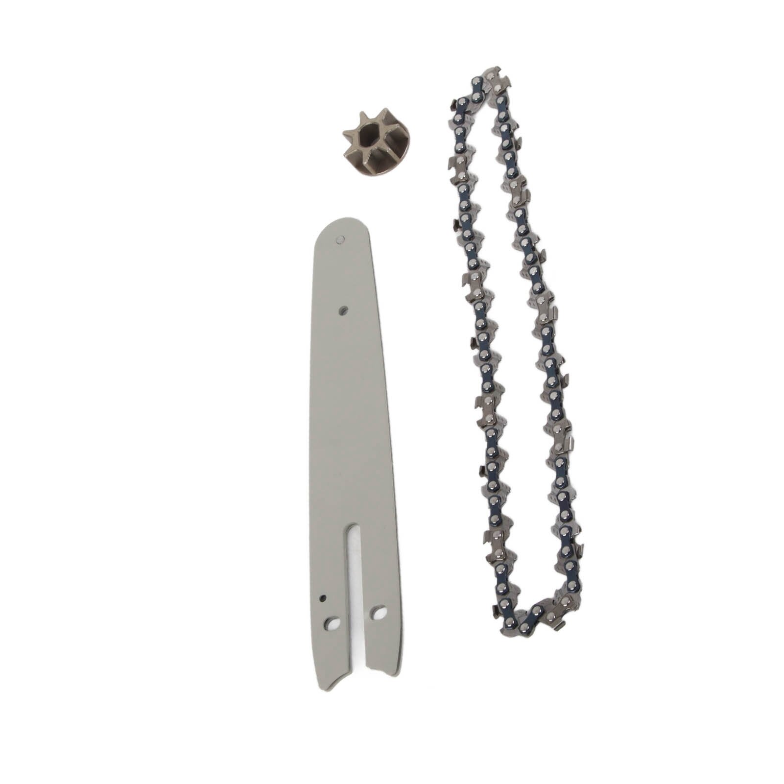 Набор цепей для бензопилы, стальная звездочка, 186 мм, направляющая пластина, 230 мм, цепь, 6 дюймов, сменные аксессуары для мини-электрической бензопилы