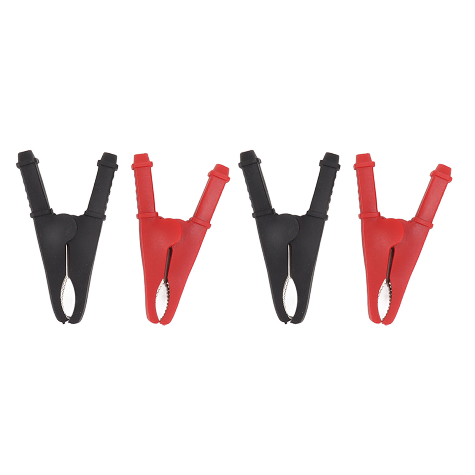 4pcs crocodile зажимы хорошая проводимость Никалевая никелевые зажимы с низким сопротивлением для автомобильной школы 1000 В