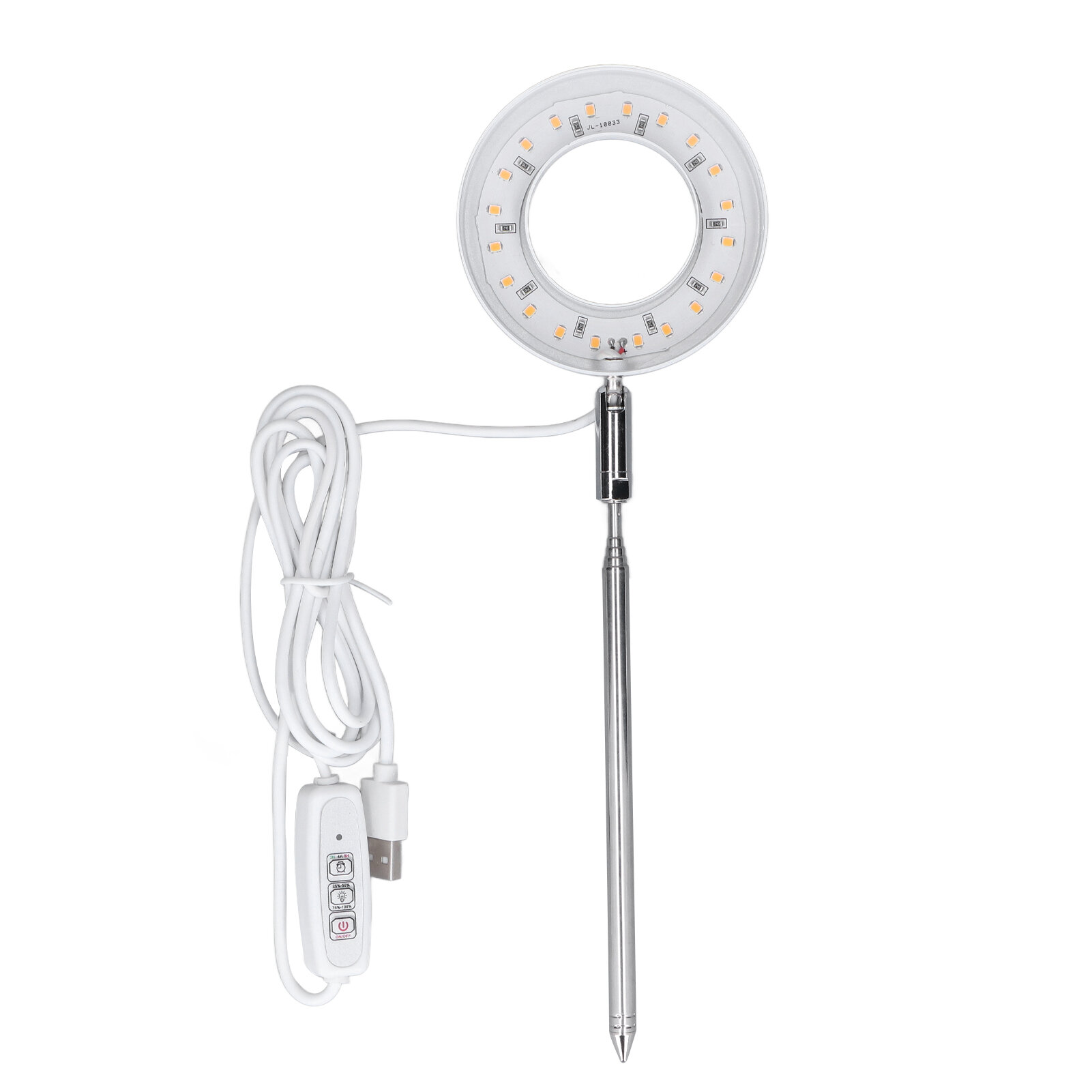 Светодиодная лампа для выращивания растений, полный спектр, выдвижная регулируемая яркость, заполняющая лампа для растений для комнатных растений