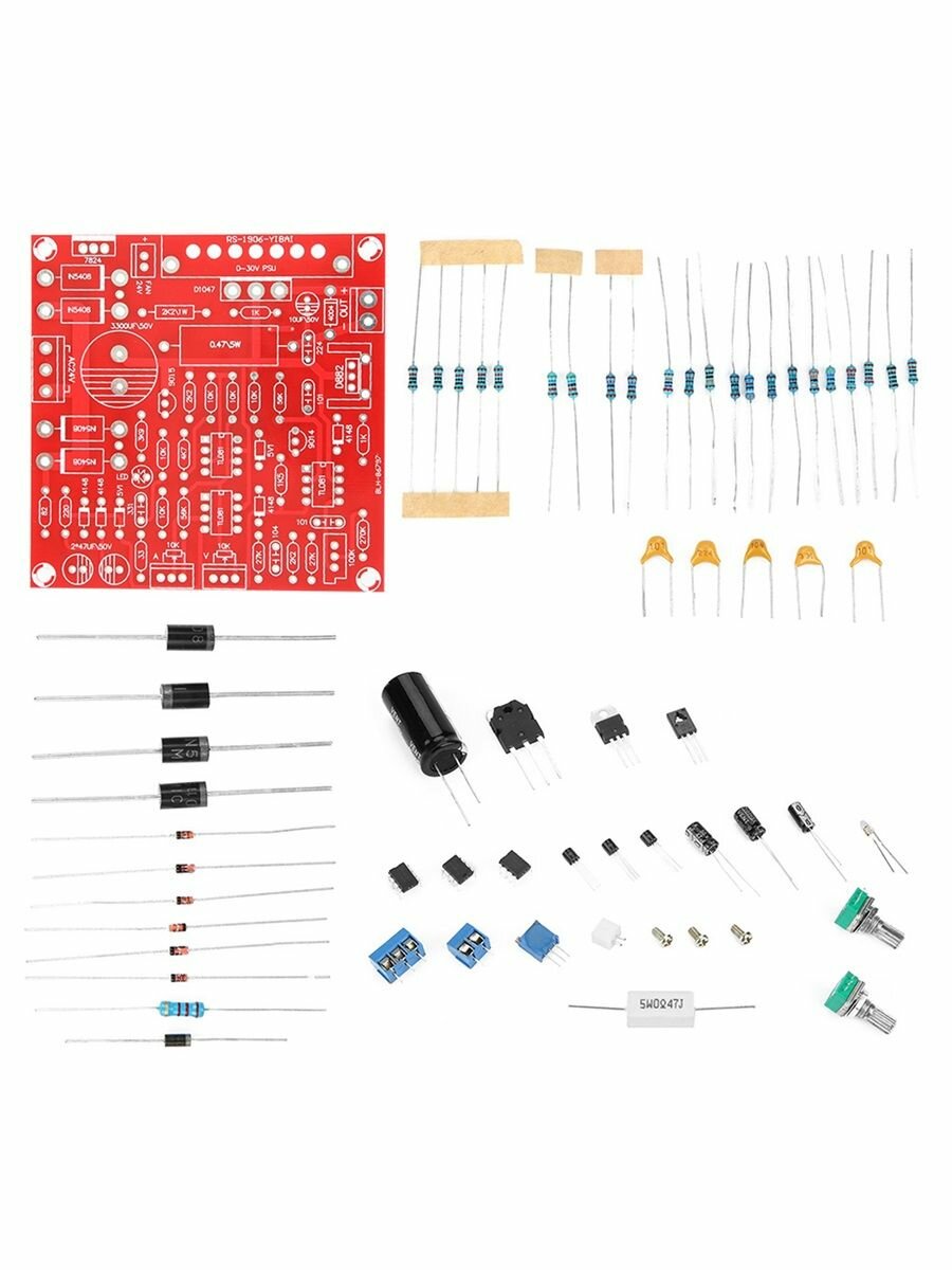 Регулируемый источник питания постоянного тока 2 3 А, 0 30 В, стабилизированный лабораторного класса для точных измерений и испытаний, компактный и надежный дизайн