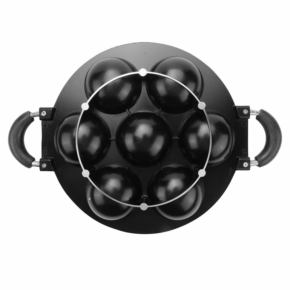 Форма для кекса с 7 отверстиями, Чугунная форма с антипригарным покрытием, Кухонные принадлежности