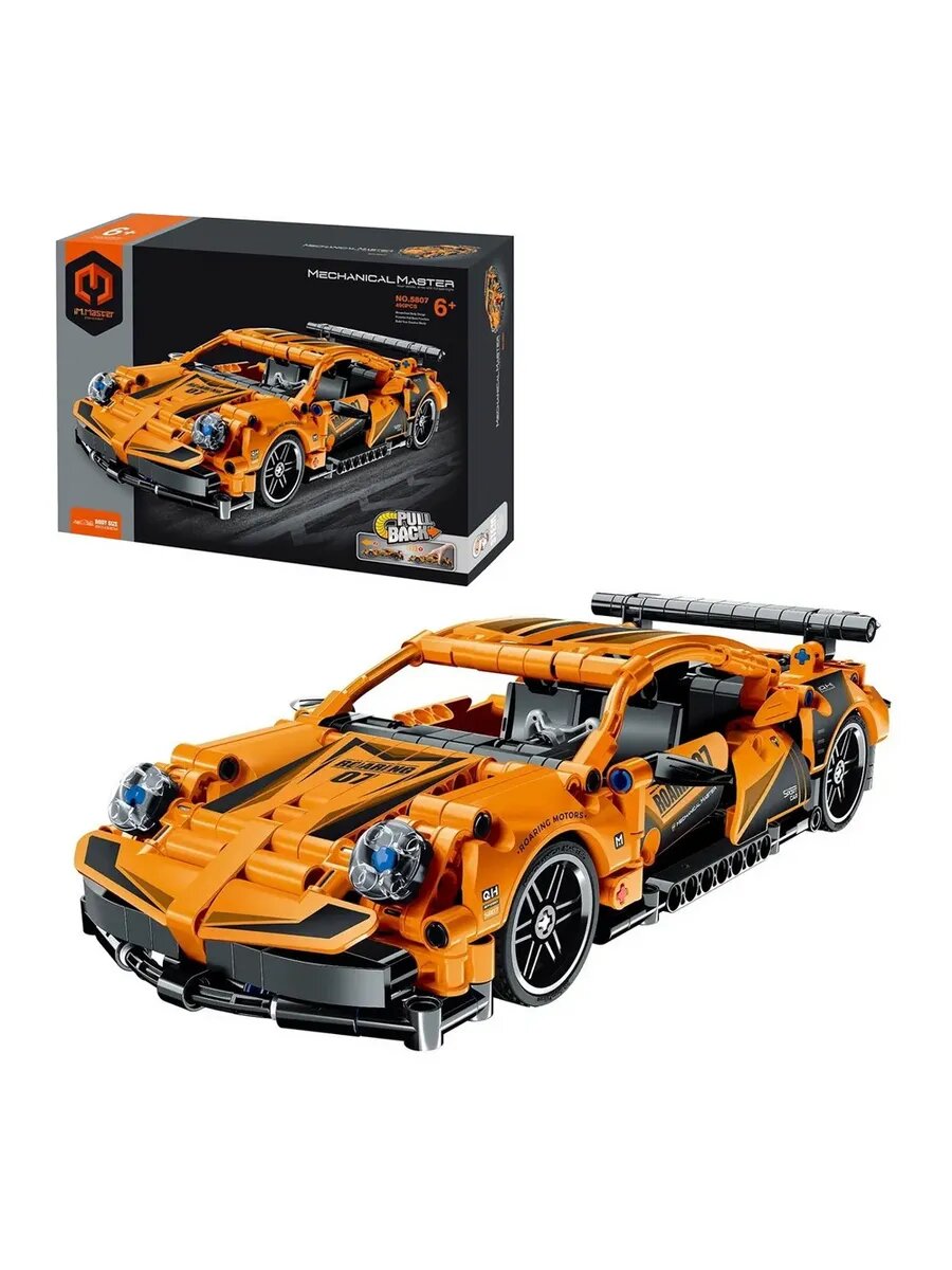 Конструктор iM.Master "Оранжевый спорткар", 490 деталей