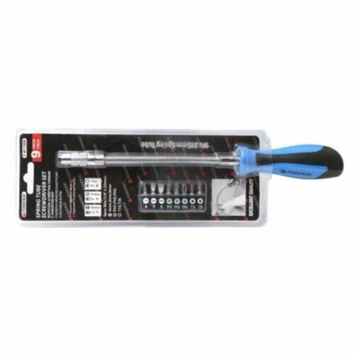 Отвертка-битодержатель с комплектом бит, 9пр. FORSAGE F811309