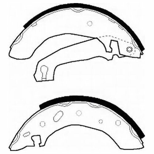 Комплект тормозных колодок FORD ESCORT V, VI, VII, ORION III Ferodo FSB297 для Ford Escort V, VI, VII, Orion III