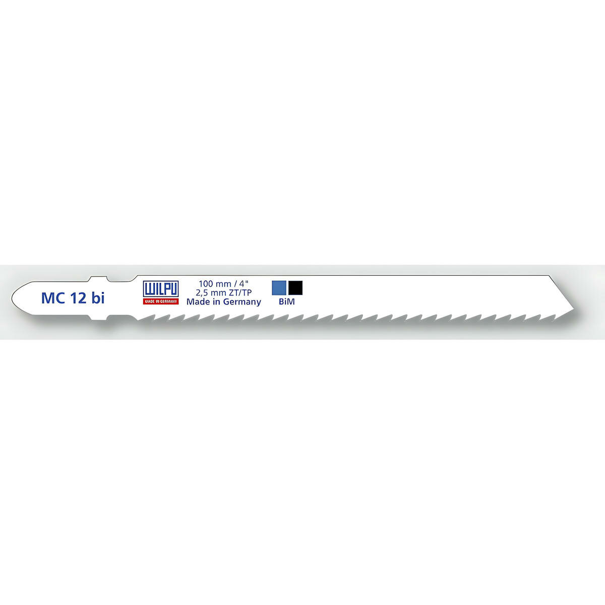 Пилки MC 12 bi (цв. металлы, алюминий, 5 шт.) WILPU 0250100005