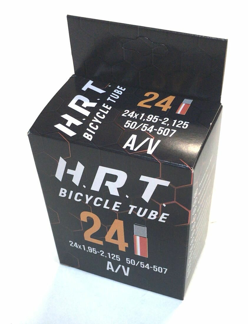 Камера для велосипеда 24х1,95-2,125 35мм ниппель авто H.R.T. бутиловая