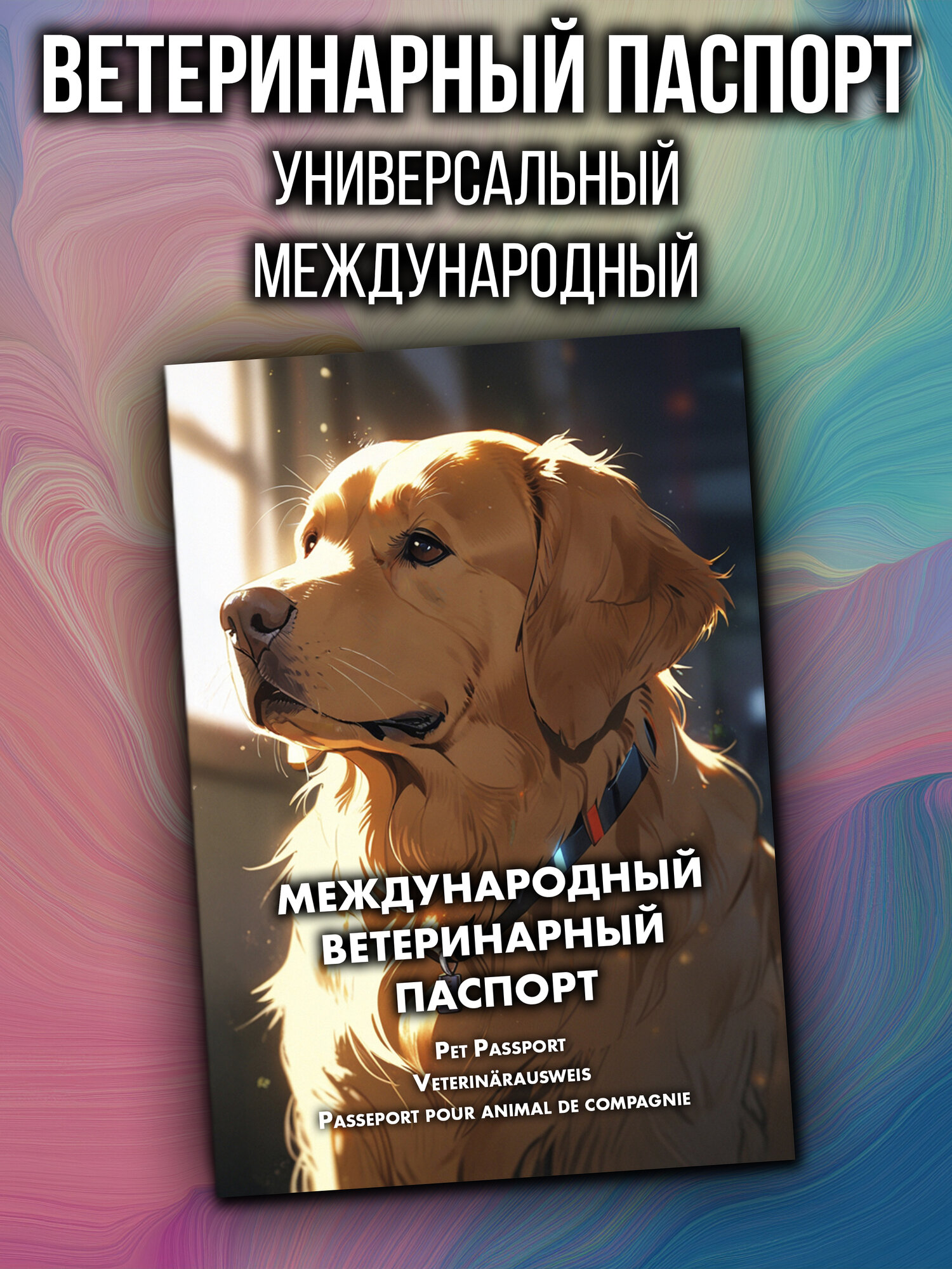 Ветеринарный паспорт для кошек, собак и любых других домашних животных, международный