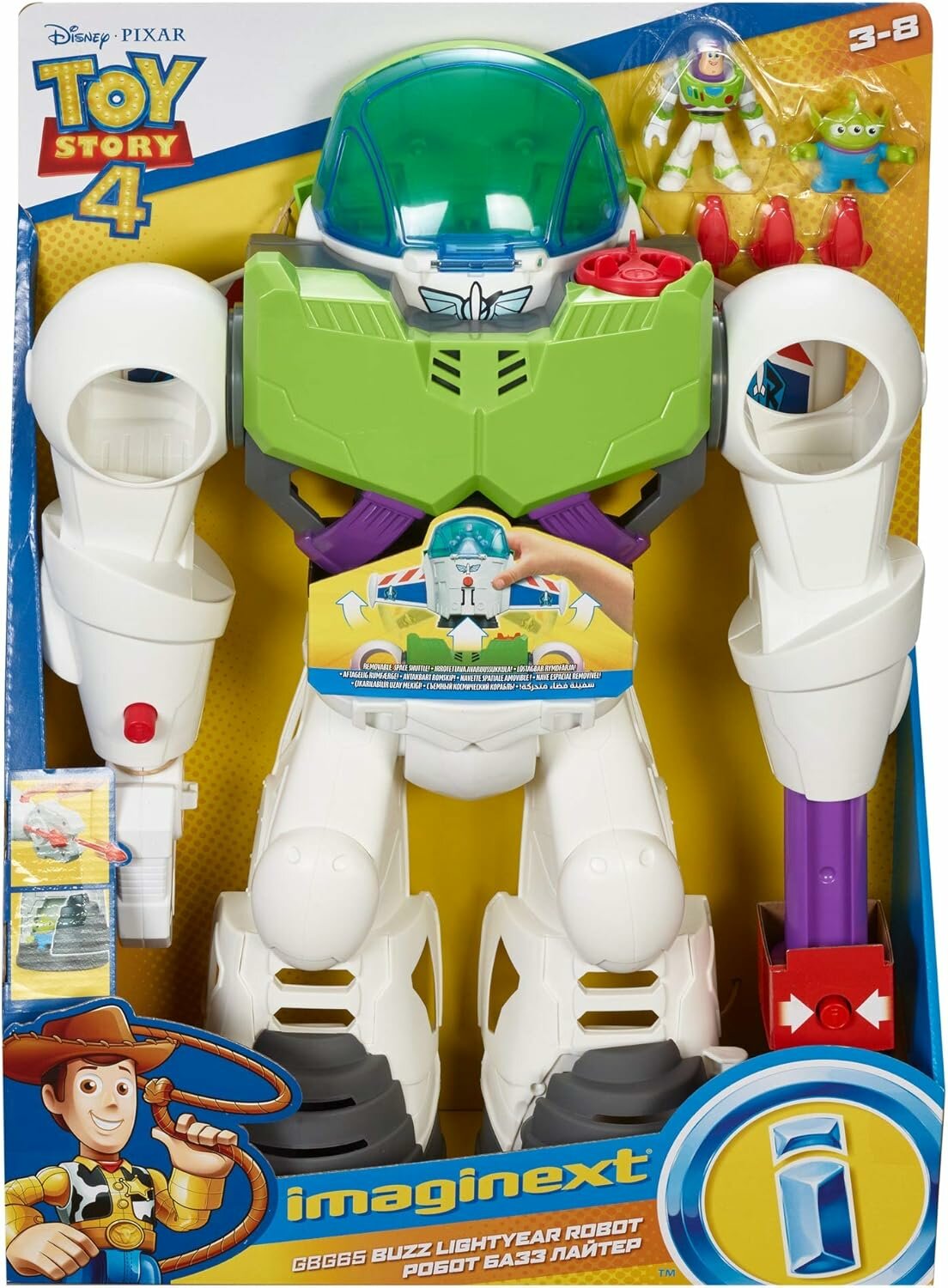 Игровой набор Fisher-Price Imaginext Toy Story - Робот Базз Лайтер из Истории игрушек - GLK18
