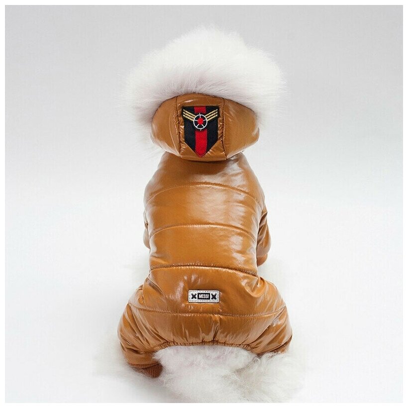 Комбинезон для собак мелких пород Arnydog "Сноу" коричневый S (20cm)