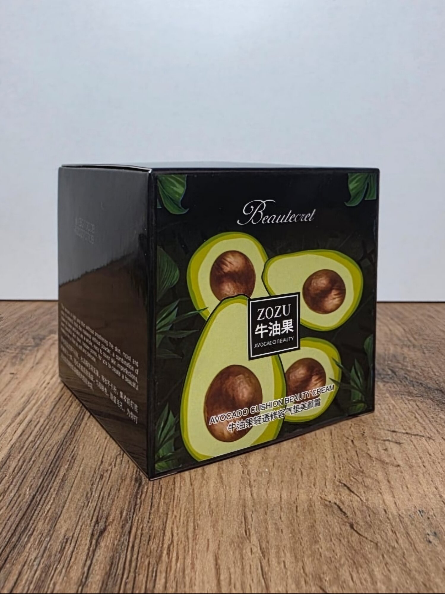 Zozu Кушон для лица - тональный крем для лица с экстрактом авокадо, кушон авокадо/ натуральный тон