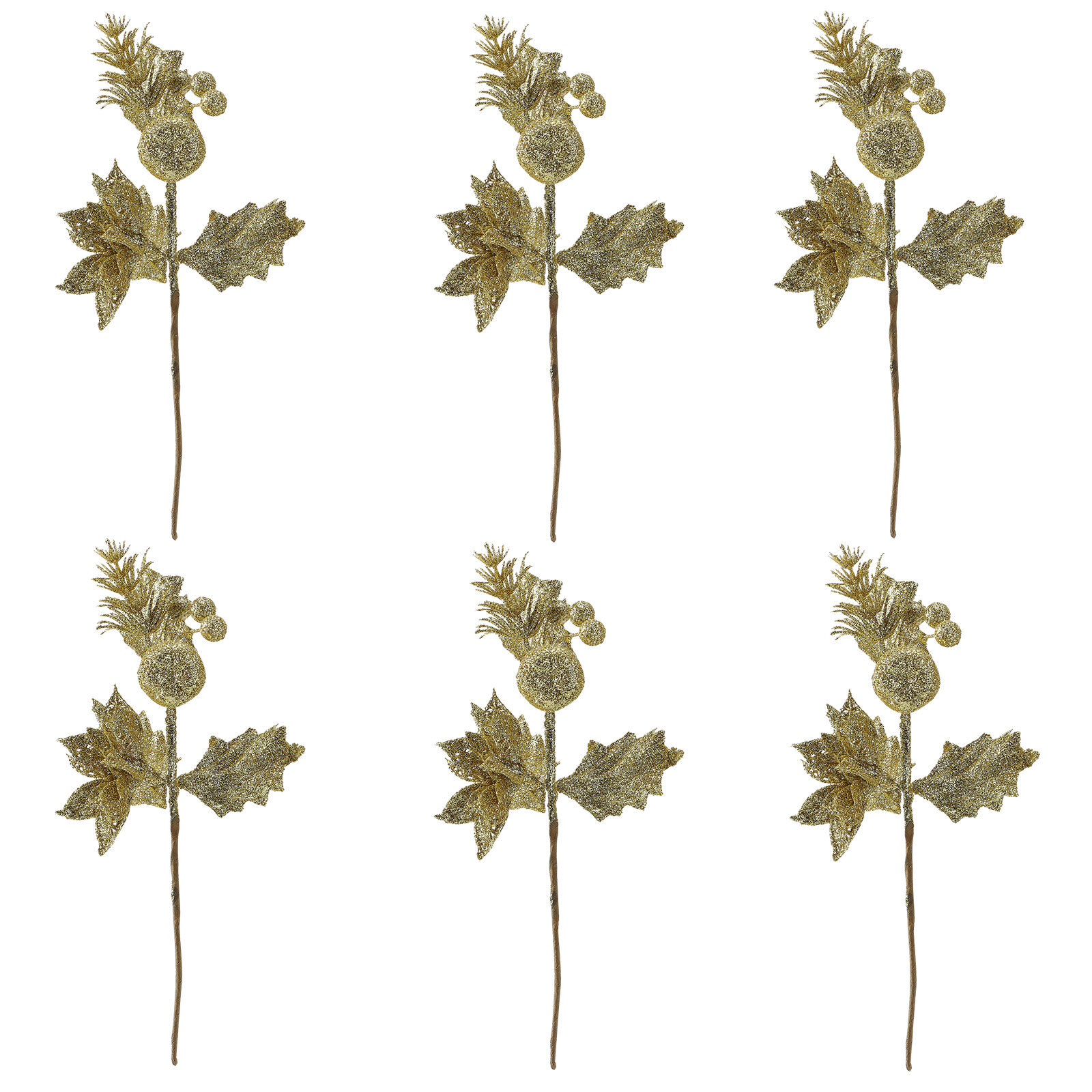 Christmas Cuttings Tree Decoration 23cm Ornament Decor for Party Festival