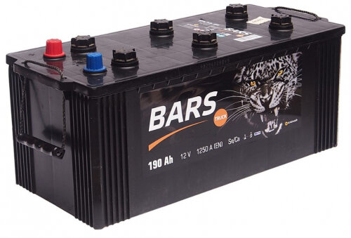 Аккумулятор Bars , 220x223x513, обратная полярность грузовая, 190 Ач, 6СТ190(3)