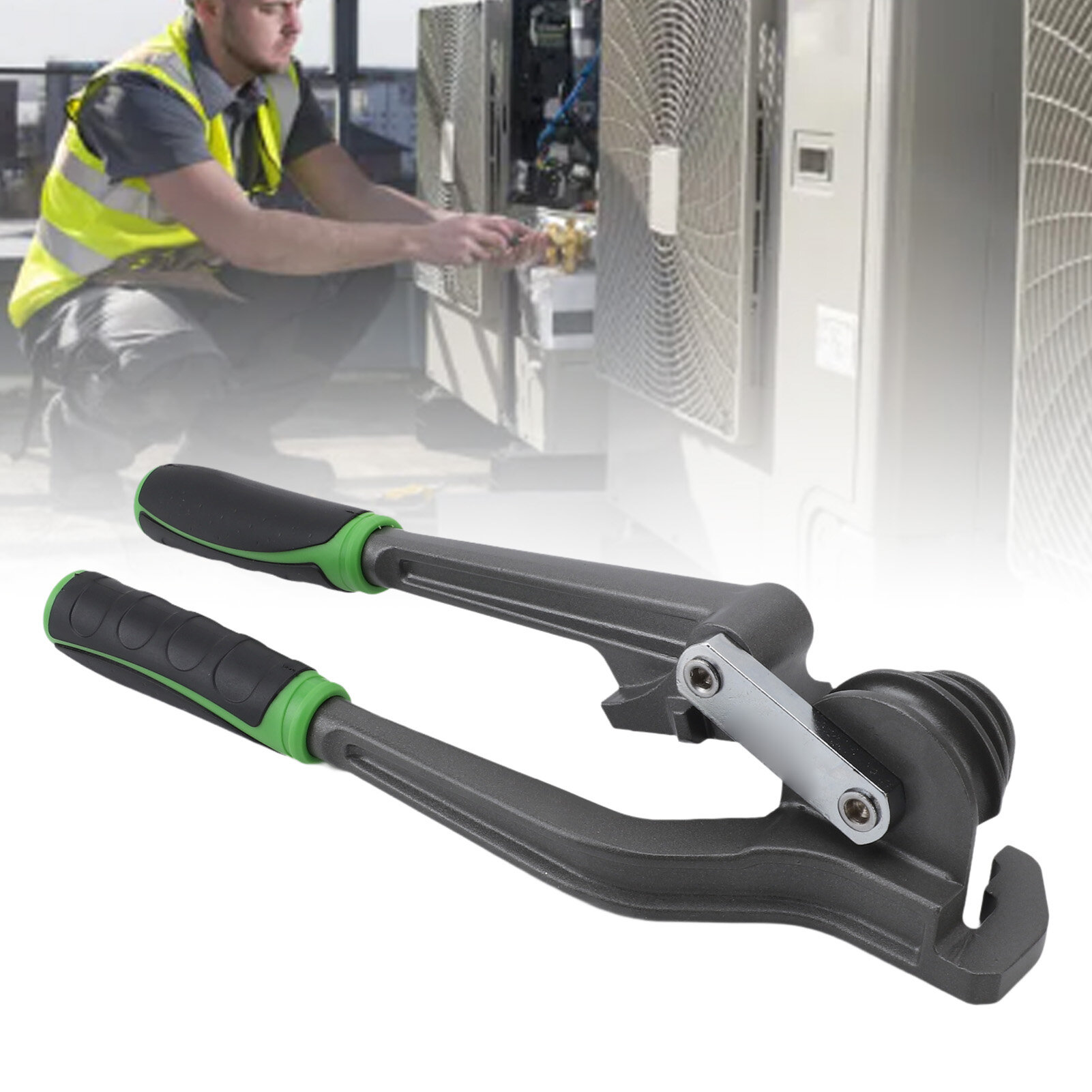 Трубный гибщик 3 в 1 для гибки труб 1/4 дюйма, 5/16 дюйма, 3/8 дюйма под угол 180 градусов инструмент для гибки медных алюминиевых труб для ремонта систем кондиционирования и вентиляции