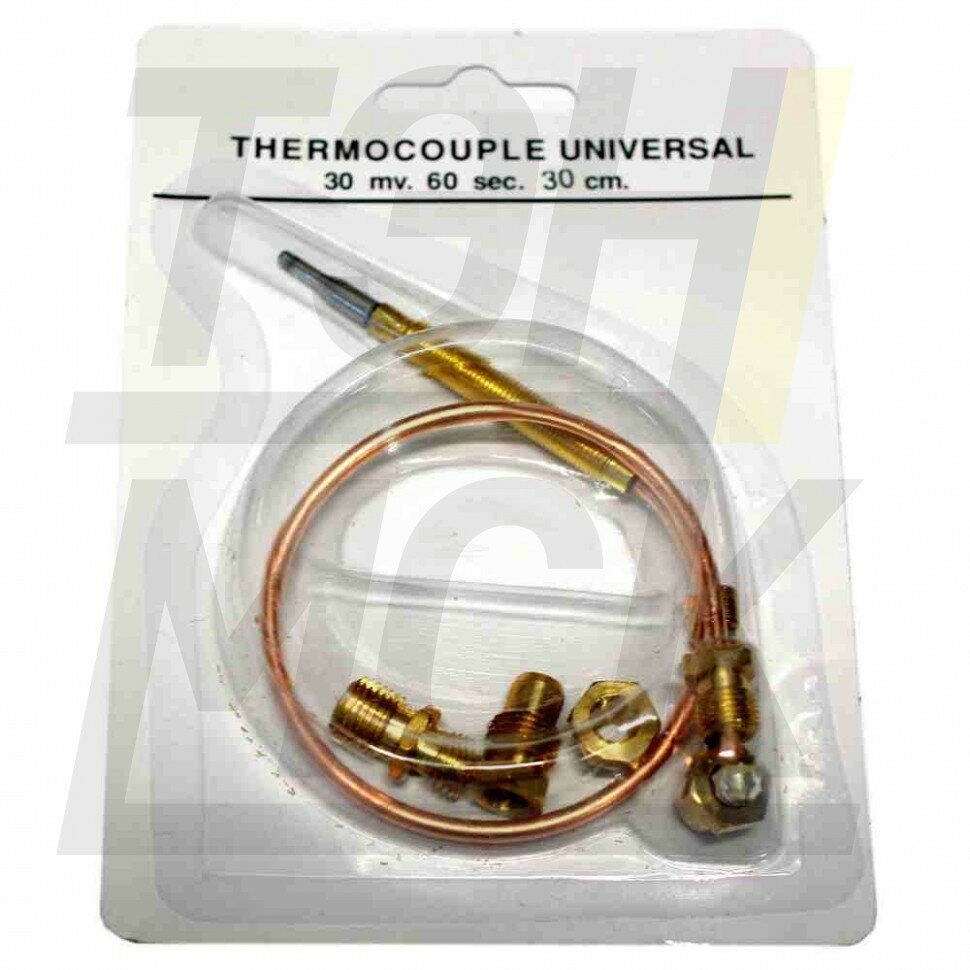 Термопара для газовых плит, духовок, котлов и колонок Gefest, Мечта, Indesit, Нева универсальная 30см, w117