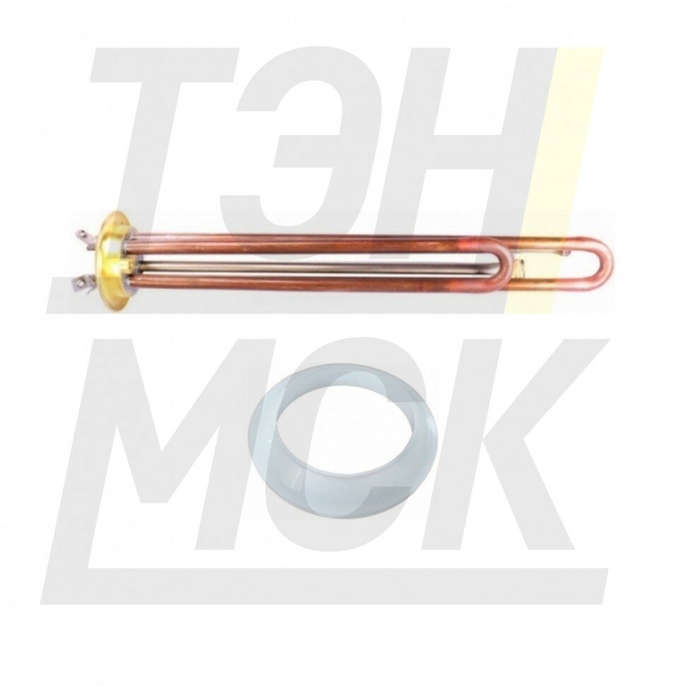 Комплект ТЭН 2кВт (2000Вт) RF для водонагревателя Thermex, Garanterm, Electrolux EWH, под анод М4, клеммы под винт + прокладка, 50854K1