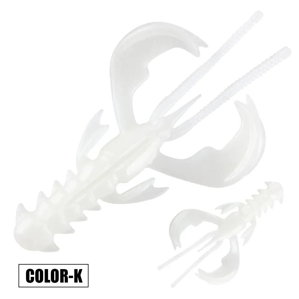 Spinpoler Agile Shrimp приманка для рыбалки 4см/0,9г 20шт, 6,5см/3,4г 10шт.