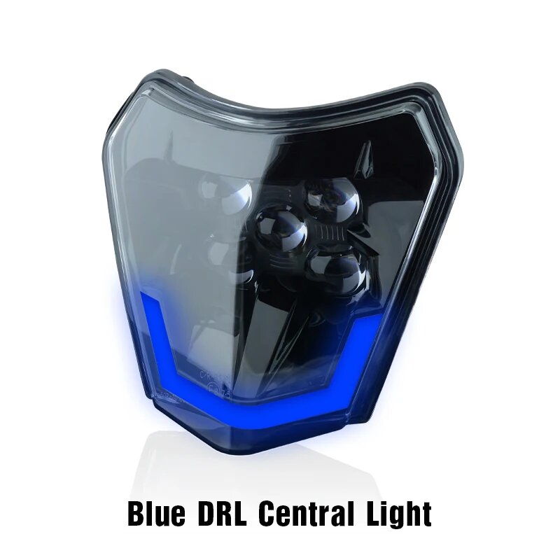 Фара Для Мотоцикла QUEEN X MOTOR Supermoto, Светодиодные Панели, Встроенный Свет Для KTM EXC SXF MX, Эндуро, Кроссовый Мотоцикл