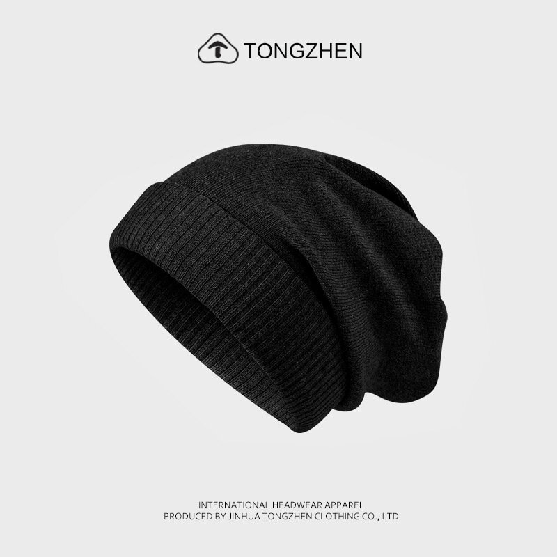 Мужская и женская шапка Dui Dui, двухслойная, утолщенная, зимняя, вязаная, шерстяная, ветрозащитная, теплая, головной убор