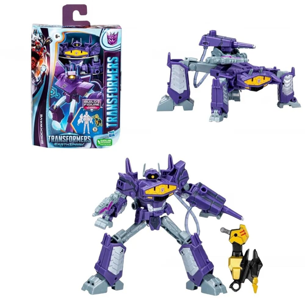 Трансформеры Hasbro Игрушка Transformers Toys EarthSpark Deluxe Class Shockwave Action Figure