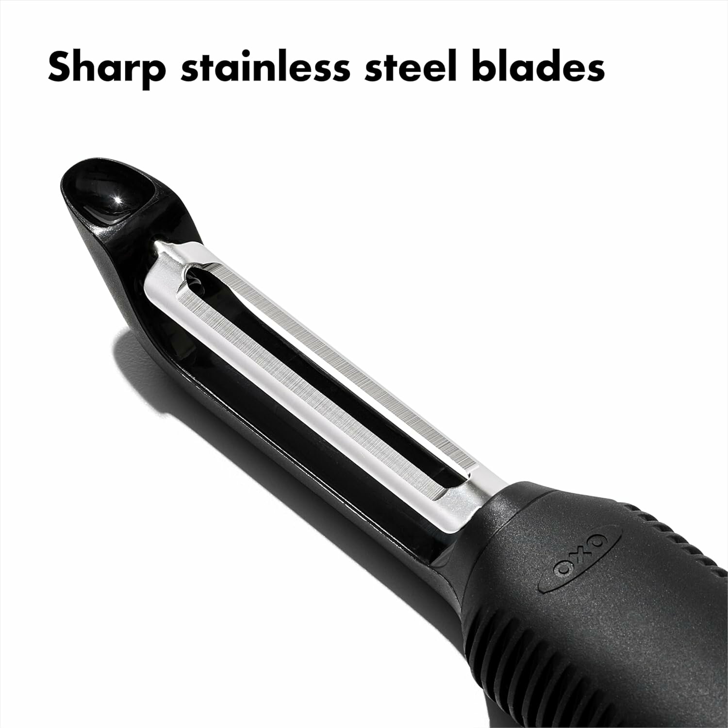 DINGXIAN Овощечистка Good Grips с поворотным лезвием, для картофеля и фруктов, эргономичная ручка