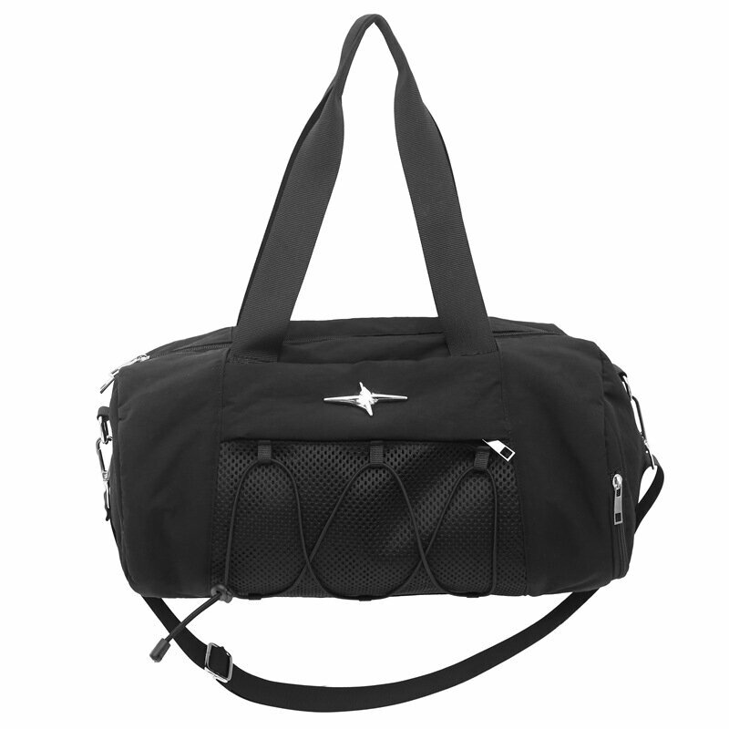 Корейская модная дорожная сумка большой вместимости, новинка 2025 года, повседневная сумка для хранения багажа для мужчин и женщин, легкая сумка для йоги и фитнеса