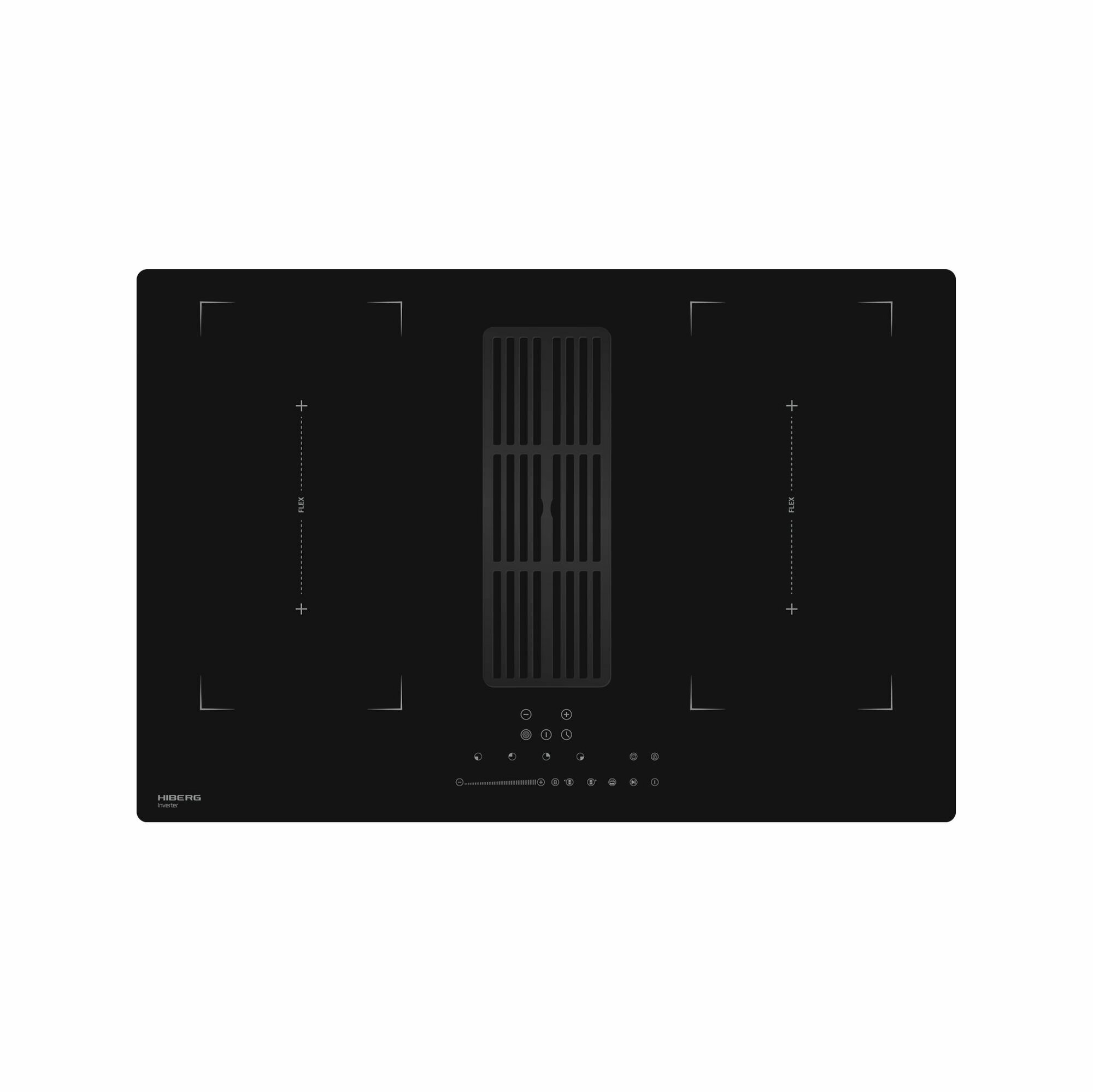 Варочная поверхность HIBERG i8-VM8 B индукционная стеклокерамическая