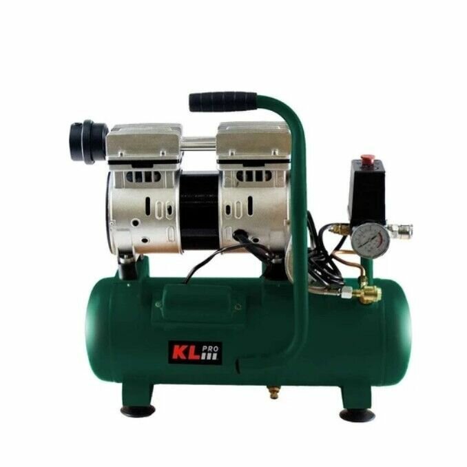 Воздушный компрессор KLPRO KLK8S (сеть, 0,7Квт, 8бар, 131л/мин, емкость 8л)