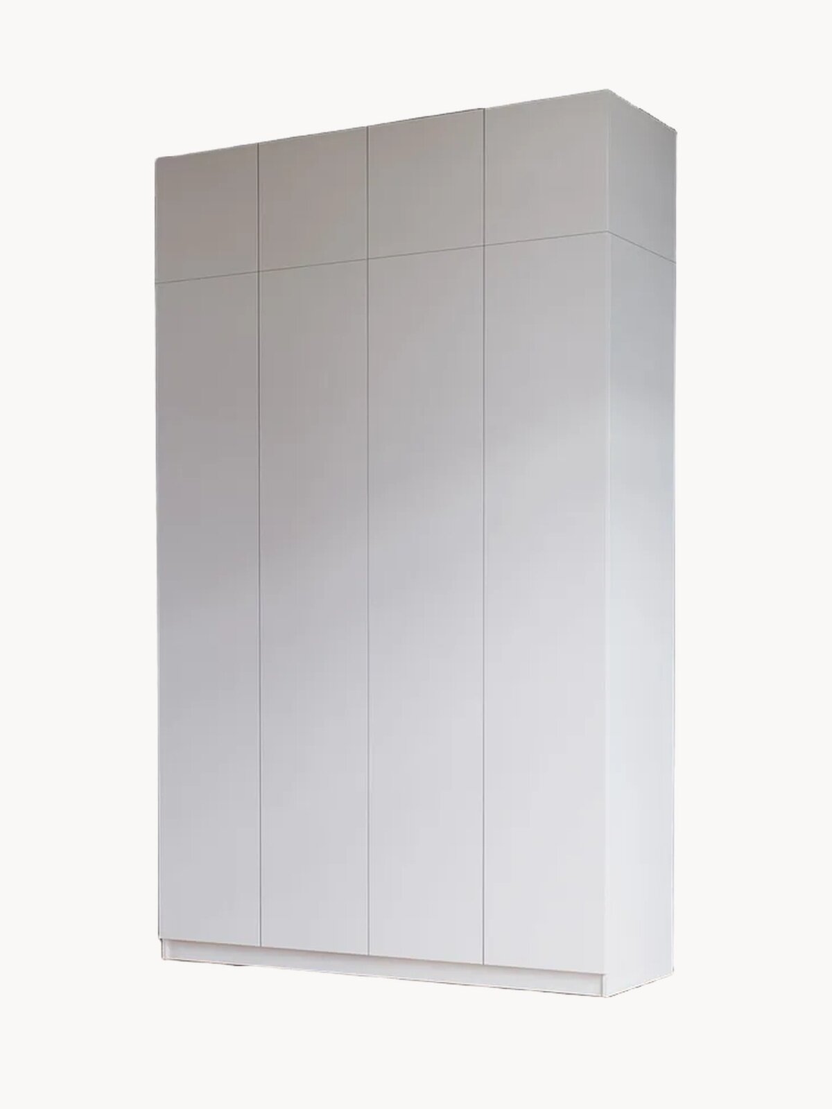 Шкаф для одежды распашной уютная логика дева ШК-013, 220x160х50 см, ЛДСП, белый