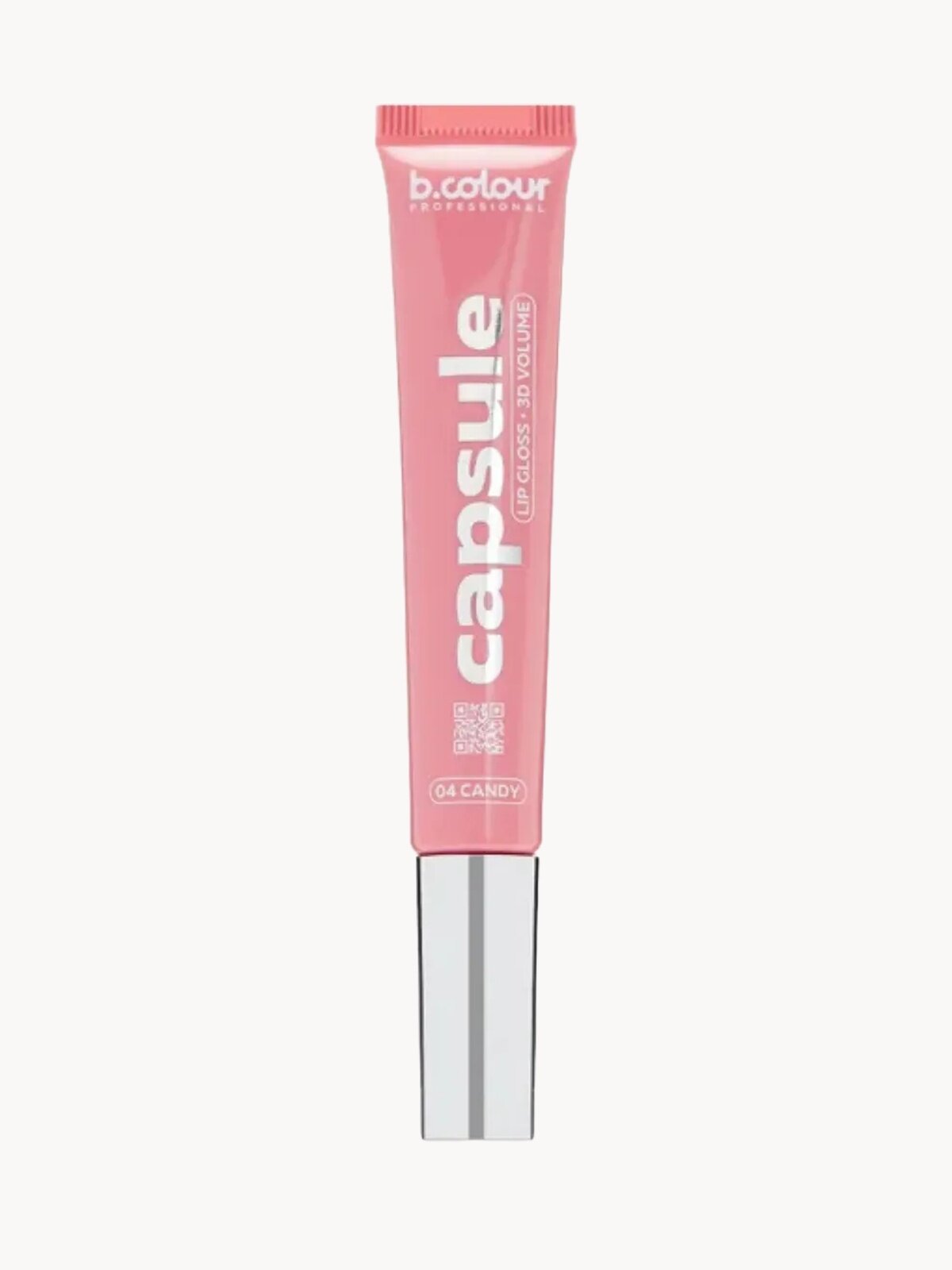 B.COLOUR PROFESSIONAL Блеск для губ розовый, бальзам увлажняющий CAPSULE 04 CANDY