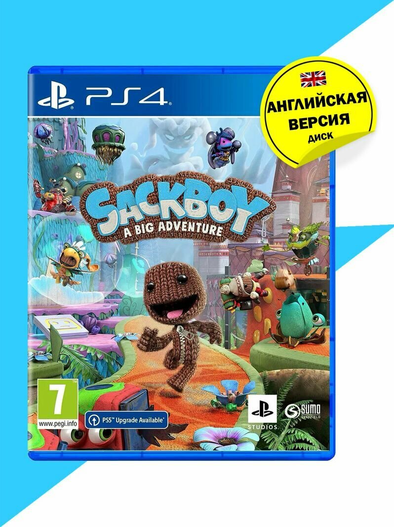 Игра Сэкбой: Большое приключение (Sackboy: A Big Adventure) (английская версия) для PS4
